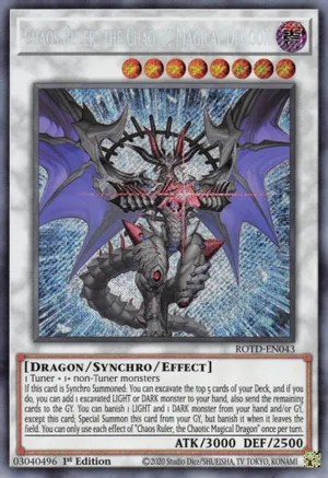 Chaos Ruler, the Chaotic Magical Dragon ROTD-EN043 | The Card Haven